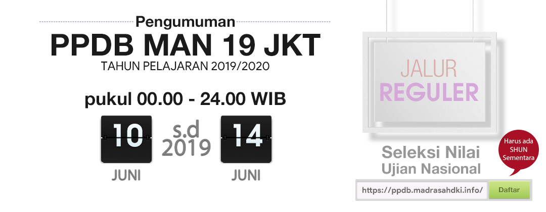 MAN 19 JKT – Inovatif, Terampil, Cerdas, dan Berakhlak