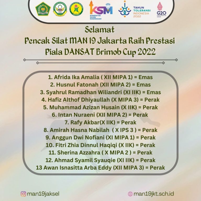 Berita – MAN 19 JAKARTA SELATAN